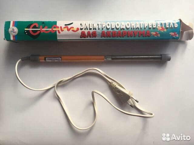 Электроводонагреватель для аквариума Скат