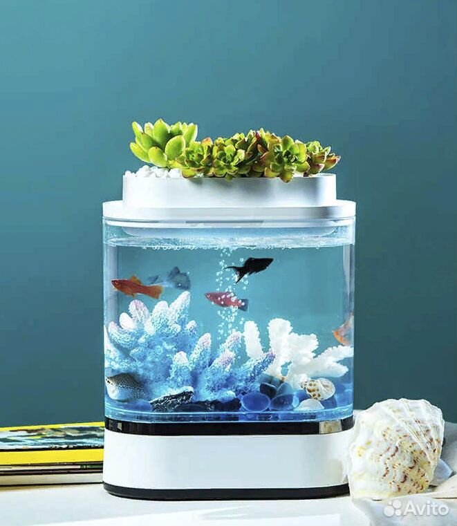 Акваферма Xiaomi Mini Lazy Fish Tank HF-jhyg005