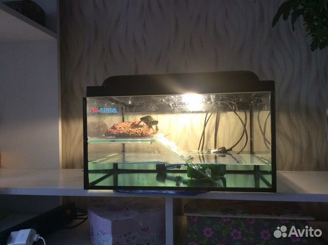 Аквариум с лестницей на второй этаж 24 л