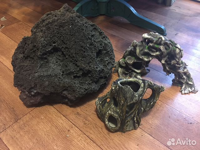 Украшения для аквариума лава