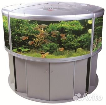 Аквариум угловой Atman UFO-880 500л. С тумбой. Б/У