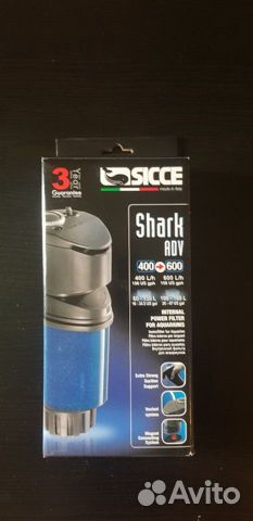 Фильтр внутренний аквариумный shark ADV 400