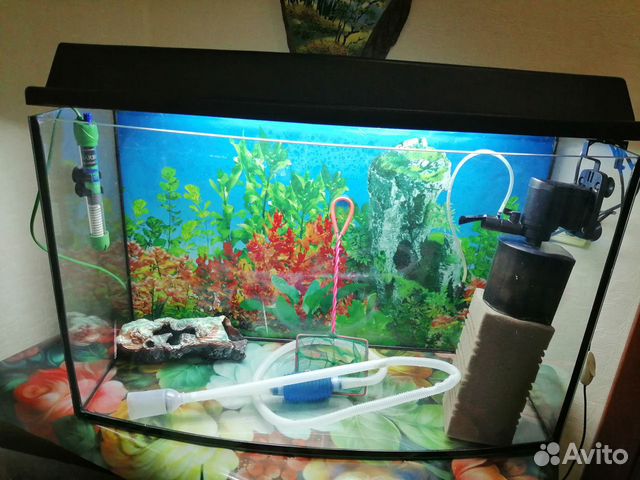 Аквариум (комплект) 120л+крышка с двумя люм.лампам